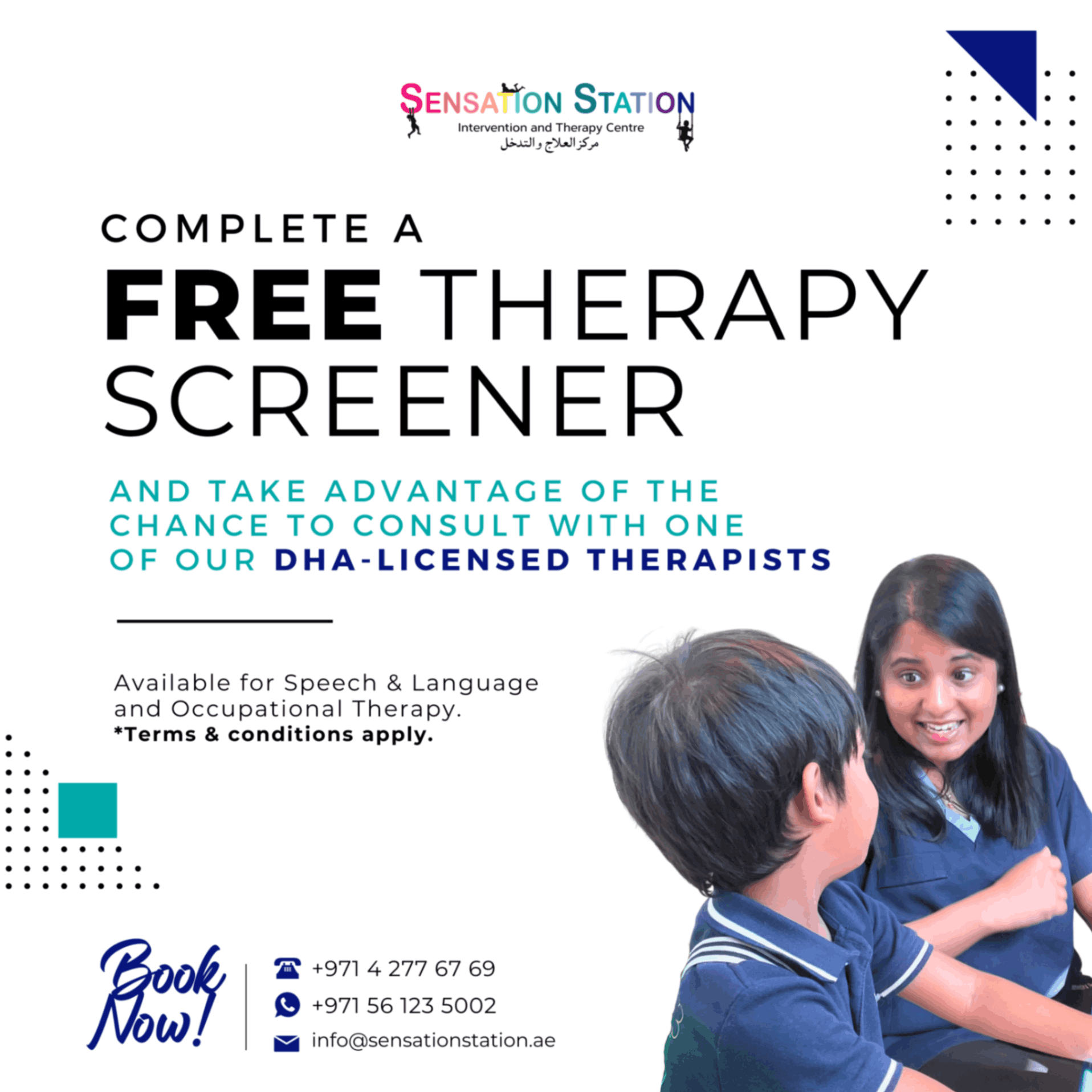 Free Therapy Screeners at Sensation Station • Sensation Station